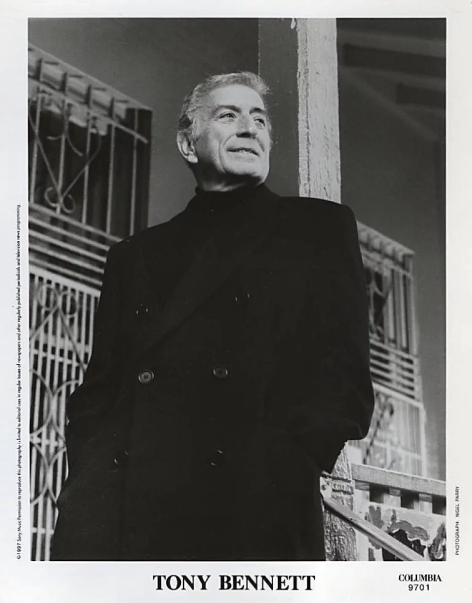 Tony Bennett Vintage Concert Photo Promo Print at Wolfgang's