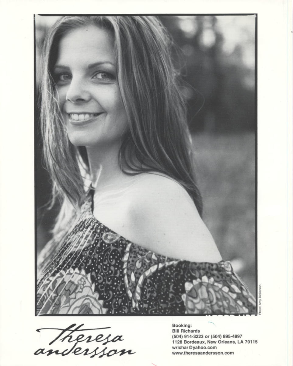 Theresa Andersson Vintage Concert Photo Promo Print at Wolfgang's