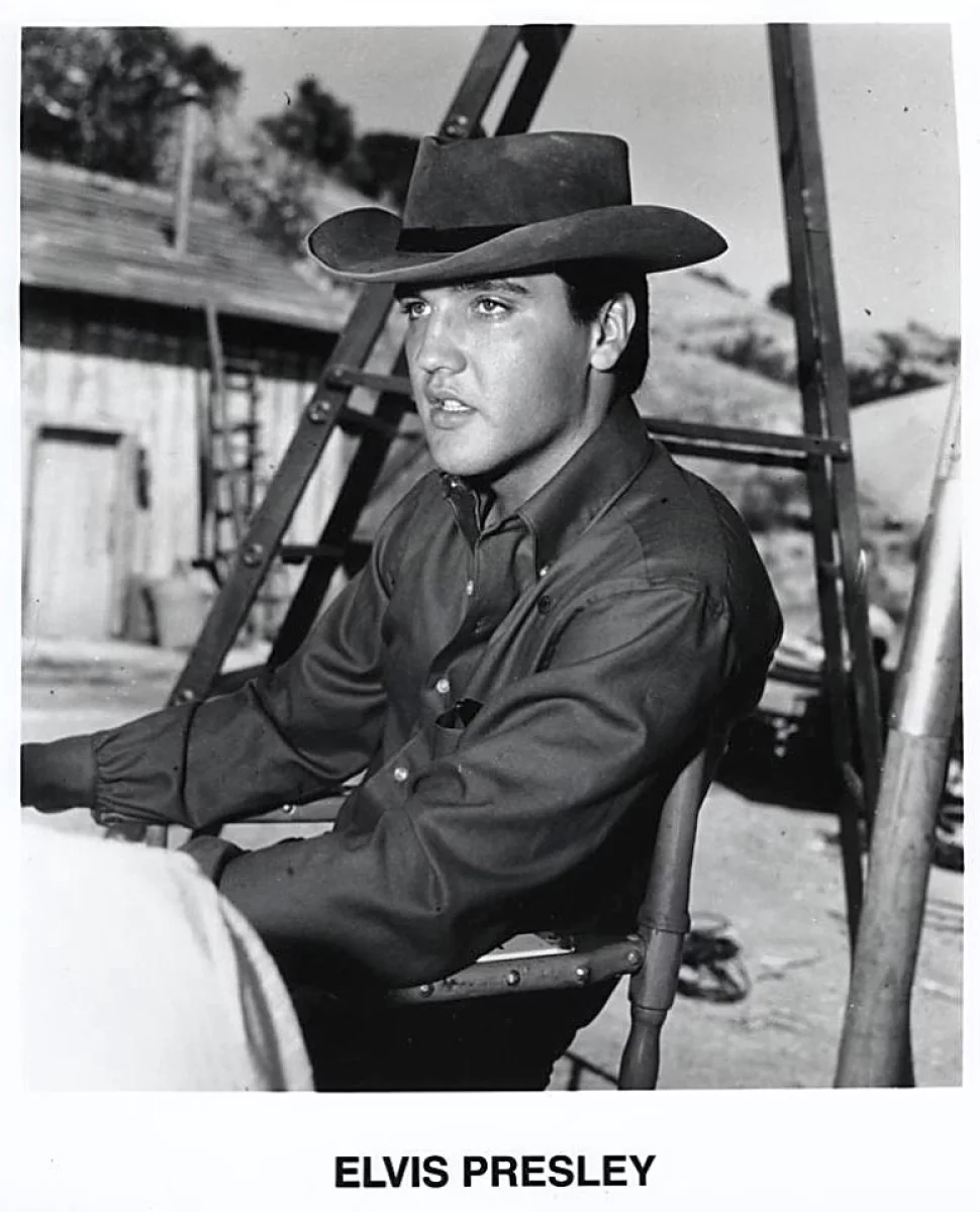 Elvis Presley Vintage Concert Photo Promo Print at Wolfgang's