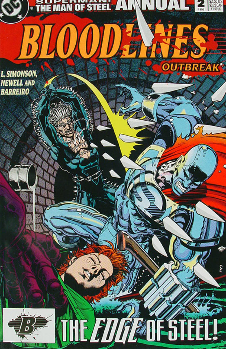 Superman: The Man of Steel, Bloodlines Outbreak Vintage Comic, 1993 at ...