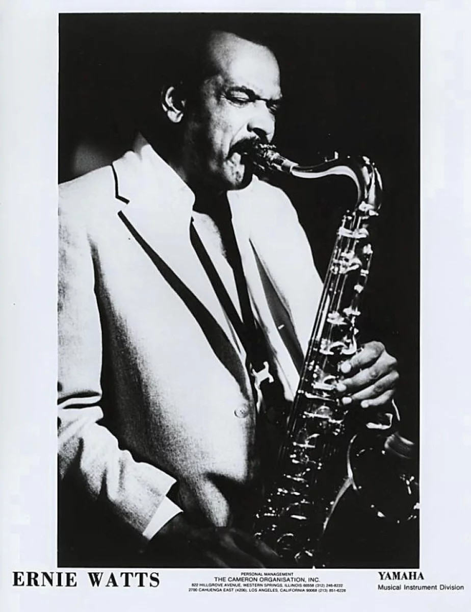 Ernie Watts Vintage Concert Photo Promo Print at Wolfgang's