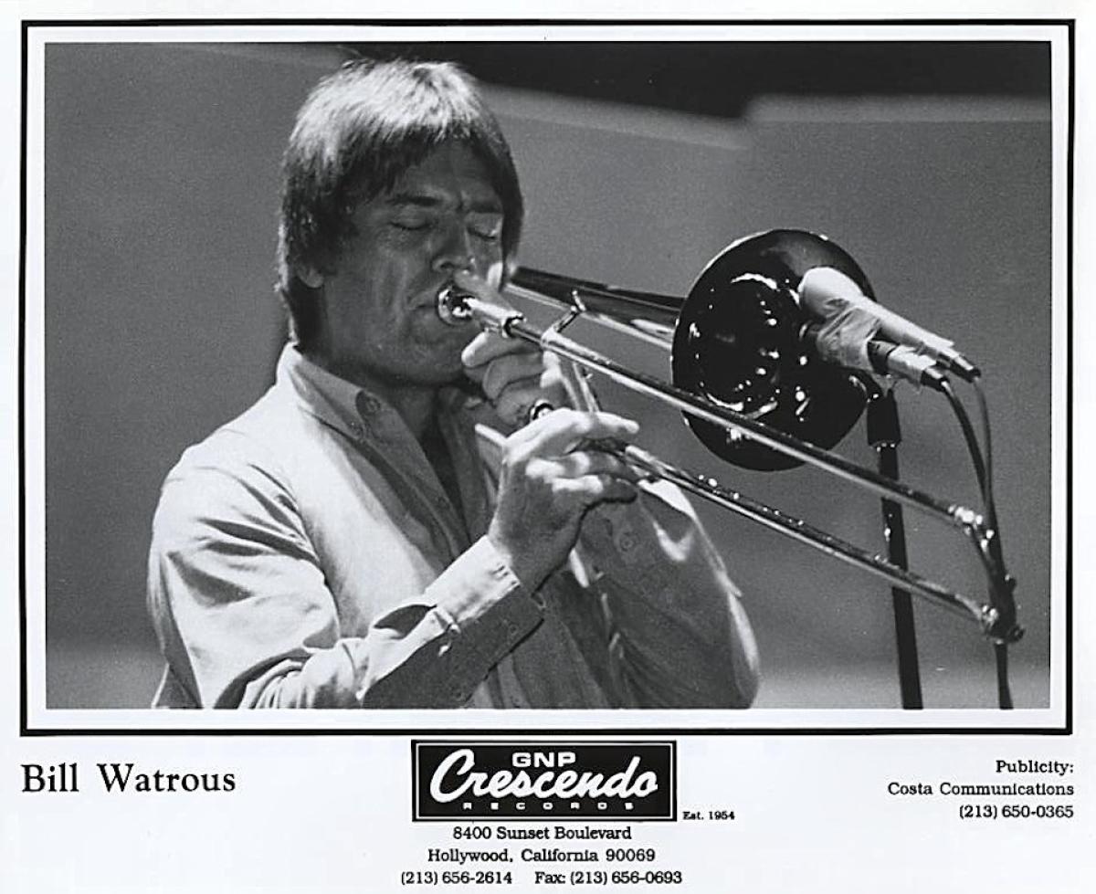 Bill Watrous Vintage Concert Photo Promo Print at Wolfgang's