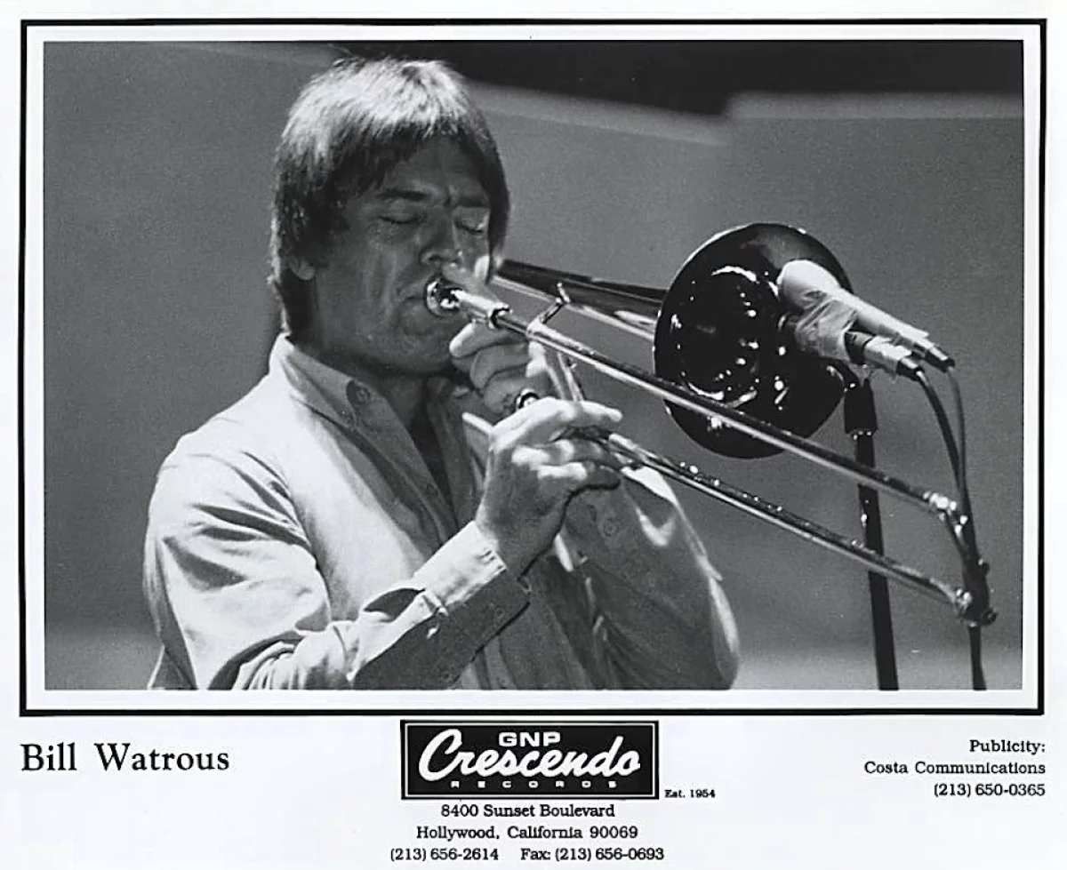 Bill Watrous Vintage Concert Photo Promo Print at Wolfgang's