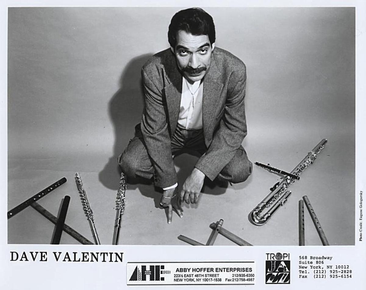 Dave Valentin Vintage Concert Photo Promo Print at Wolfgang's