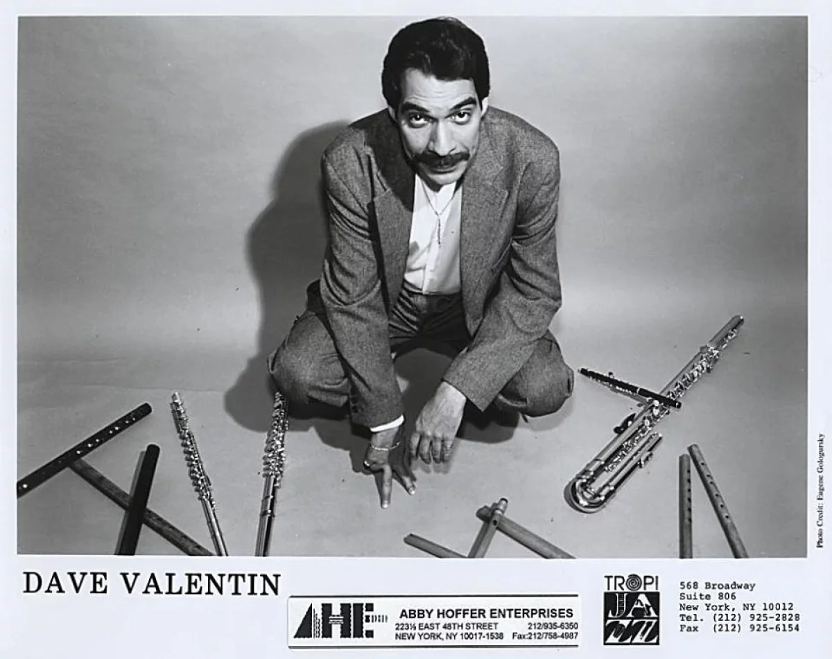 Dave Valentin Vintage Concert Photo Promo Print at Wolfgang's