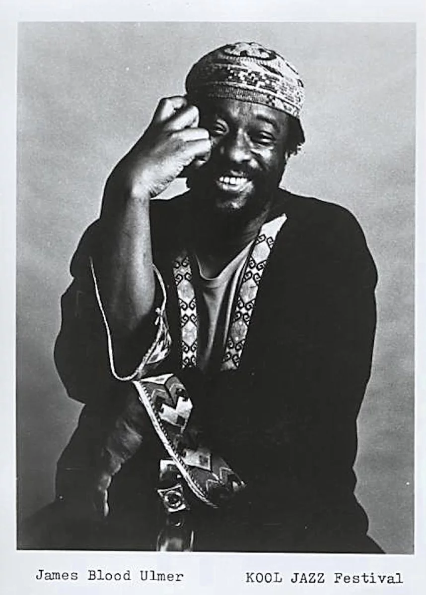 James "Blood" Ulmer Vintage Concert Photo Promo Print at Wolfgang's