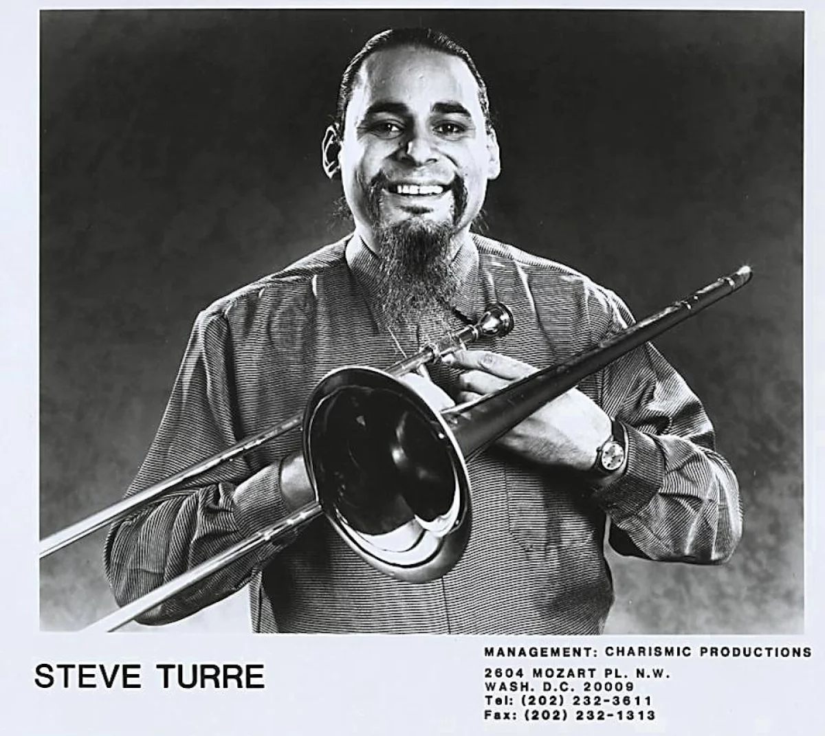 Steve Turre Vintage Concert Photo Promo Print at Wolfgang's