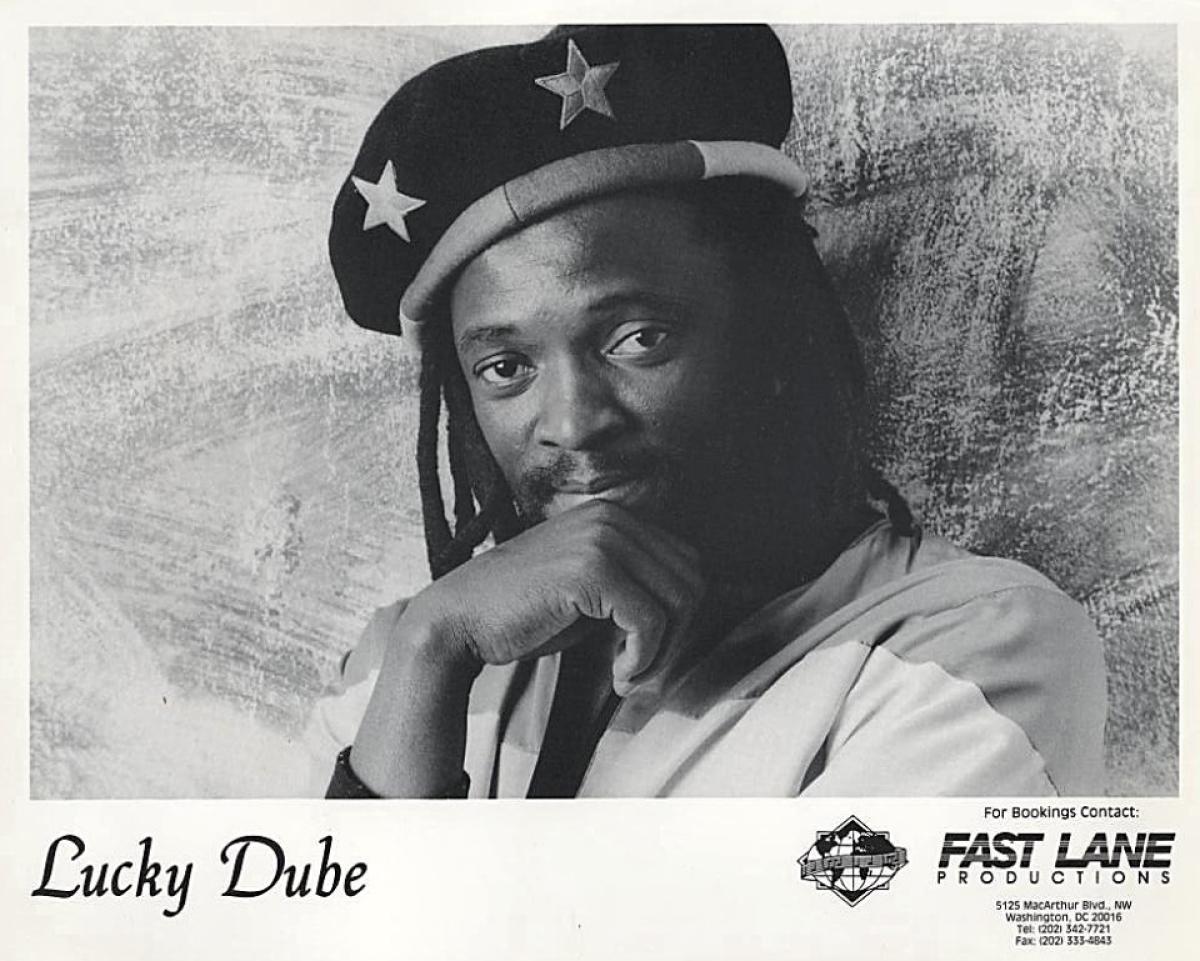 Lucky Dube Vintage Concert Photo Promo Print at Wolfgang's