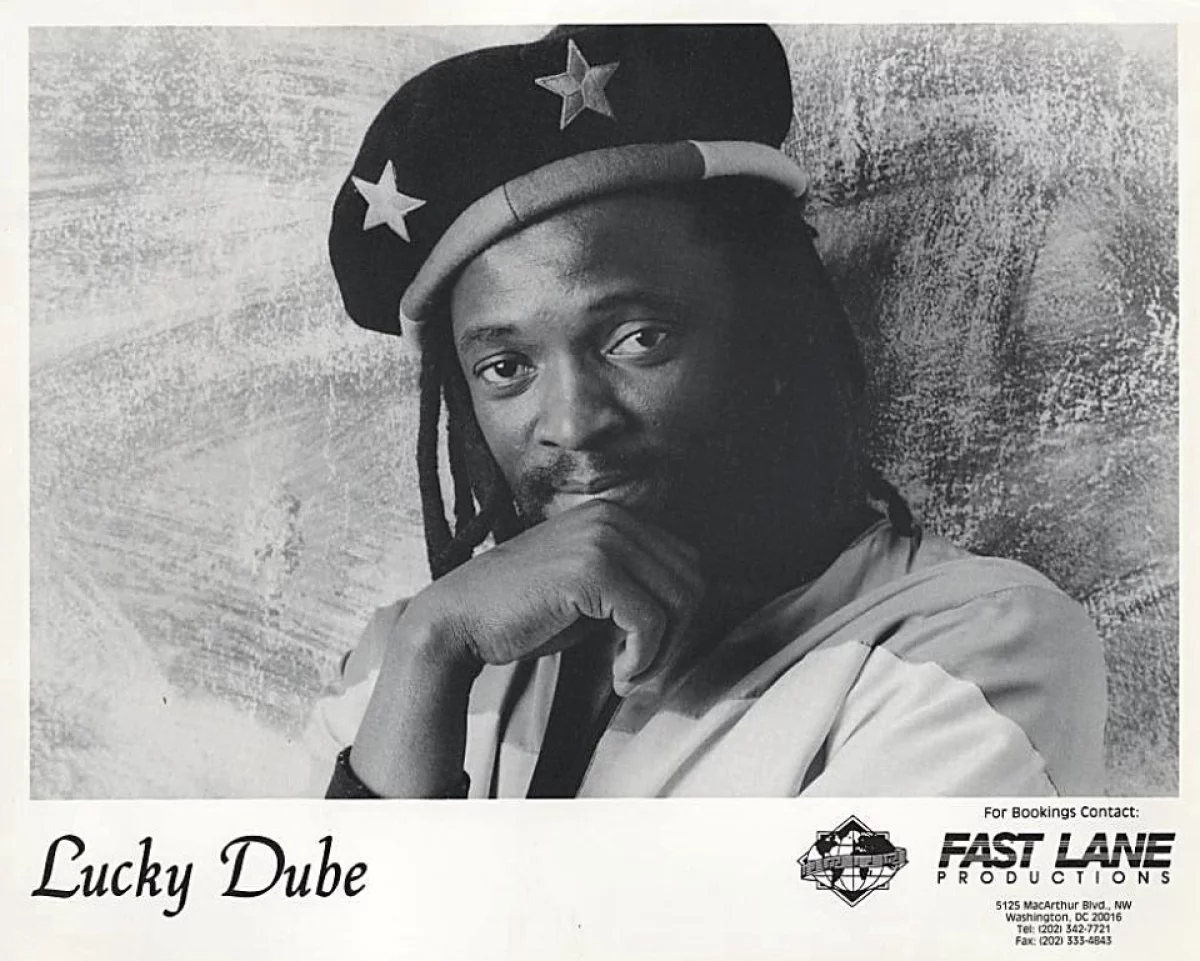 Lucky Dube Vintage Concert Photo Promo Print at Wolfgang's