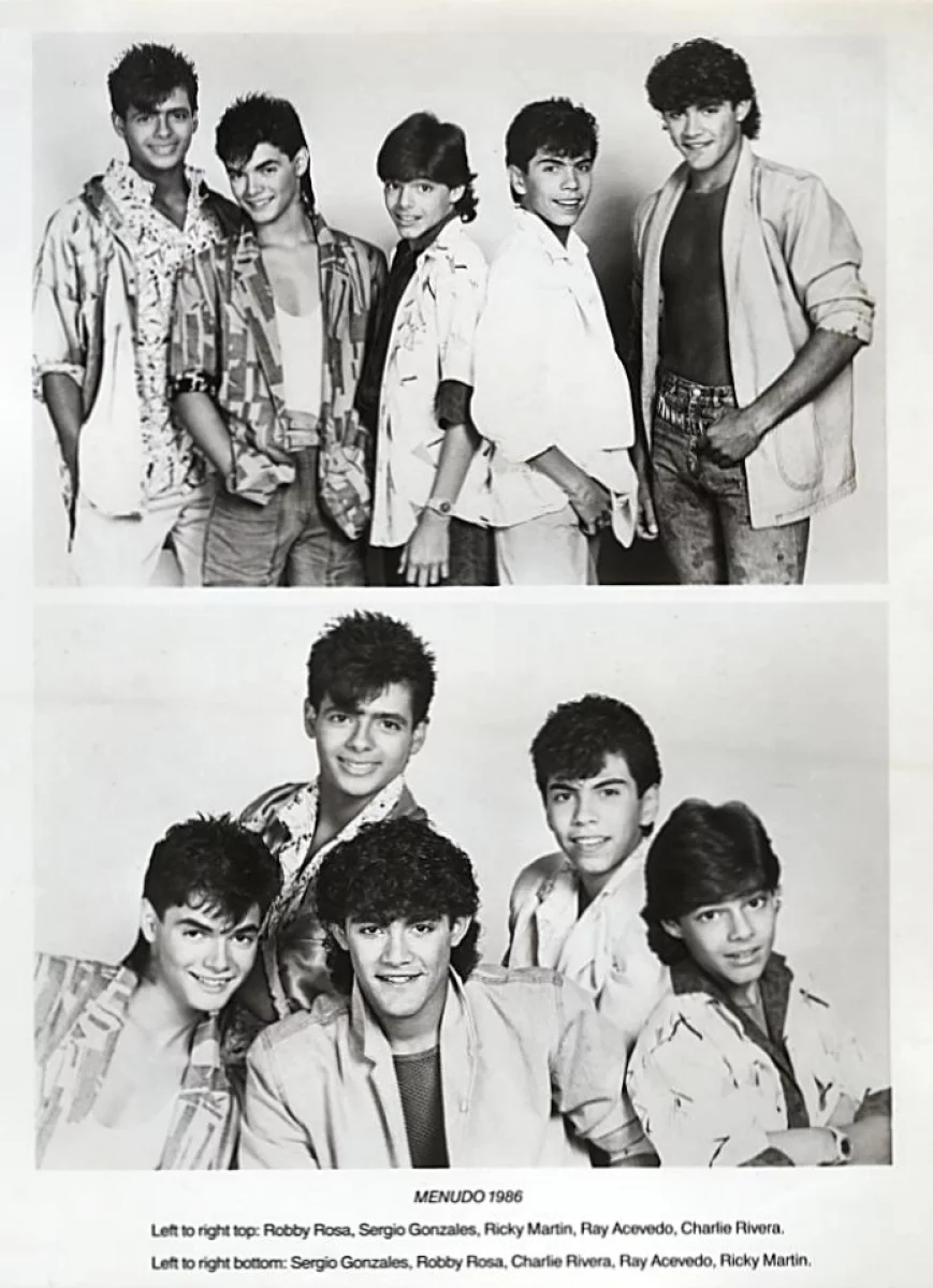 Menudo Vintage Concert Photo Promo Print, 1986 at Wolfgang's