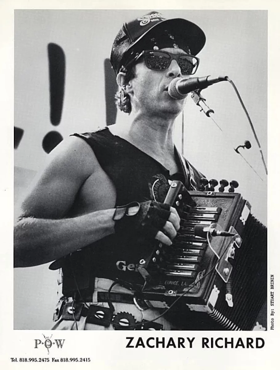 Zachary Richard Vintage Concert Photo Promo Print at Wolfgang's