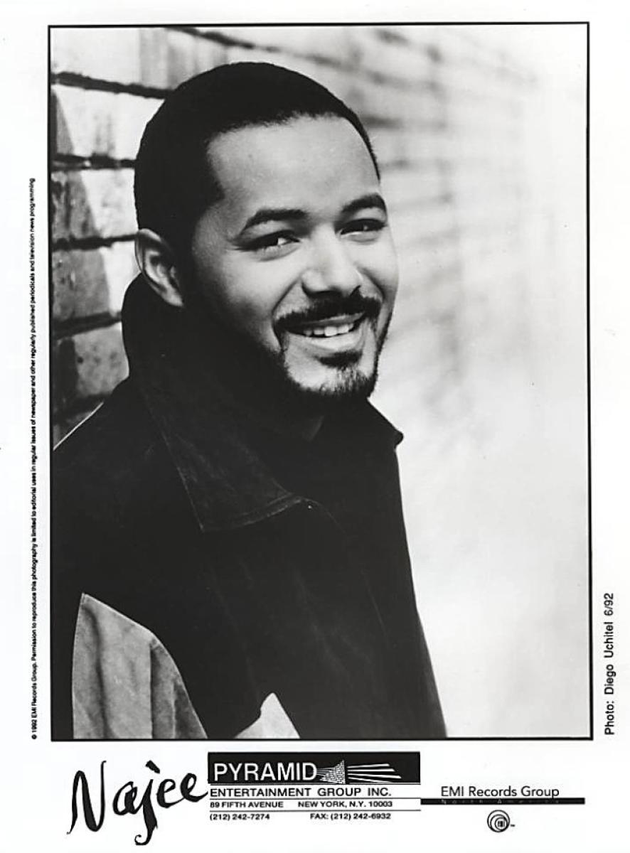 Najee Vintage Concert Photo Promo Print, 1992 at Wolfgang's