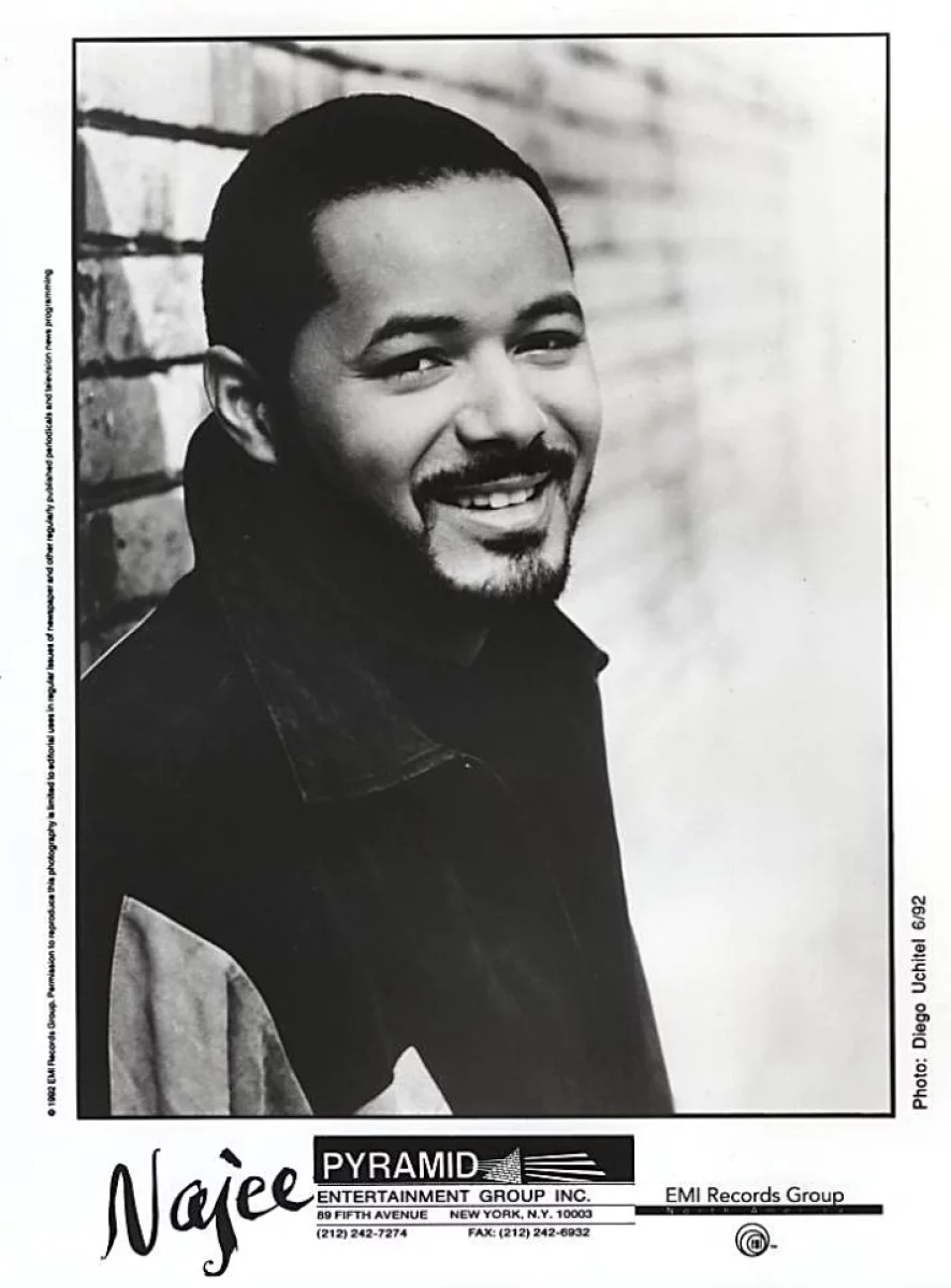 Najee Vintage Concert Photo Promo Print, 1992 at Wolfgang's