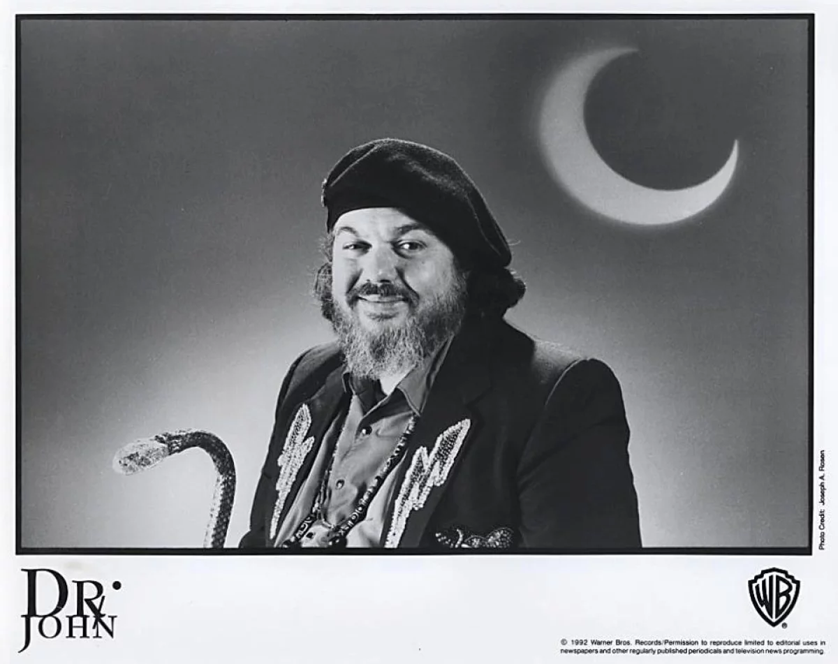 Dr. John Vintage Concert Photo Promo Print, 1992 at Wolfgang's