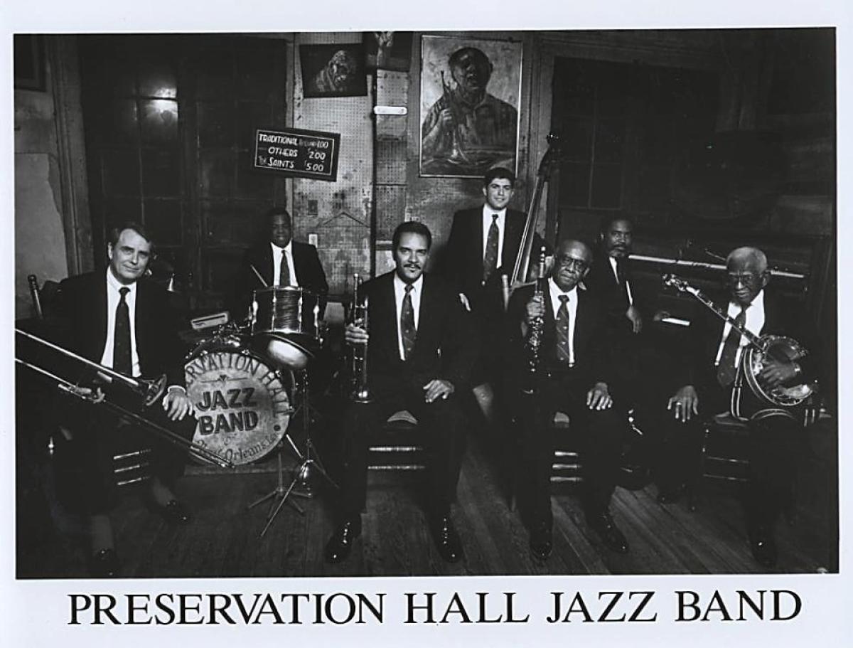 Preservation Hall Jazz Band Vintage Concert Photo Promo Print at Wolfgang's