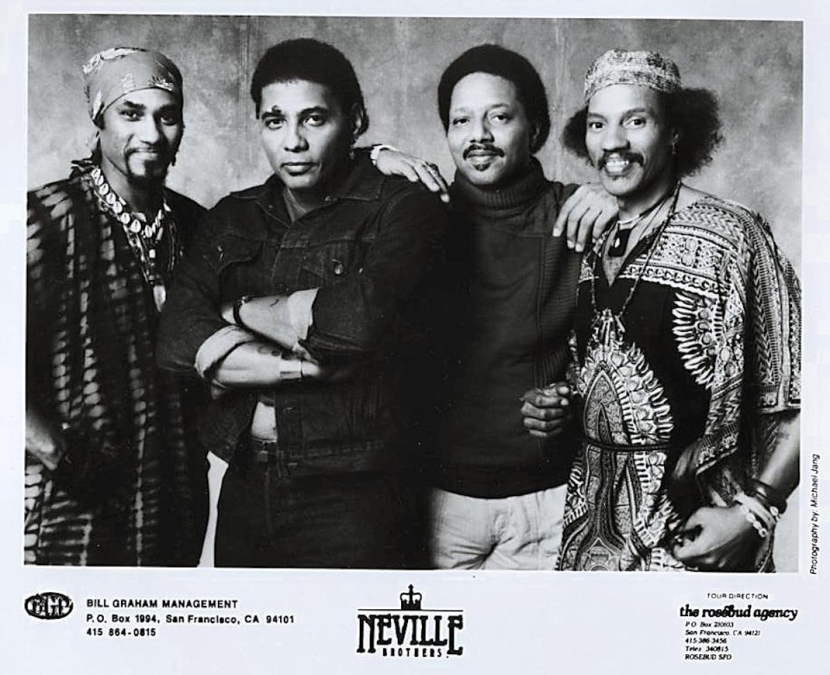 The Neville Brothers Vintage Concert Photo Promo Print at Wolfgang's