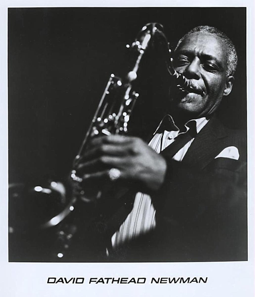 David "Fathead" Newman Vintage Concert Photo Promo Print at Wolfgang's