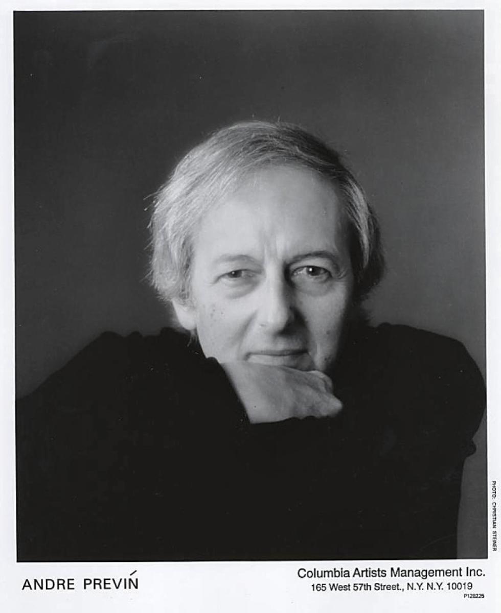 Andre Previn Vintage Concert Photo Promo Print at Wolfgang's
