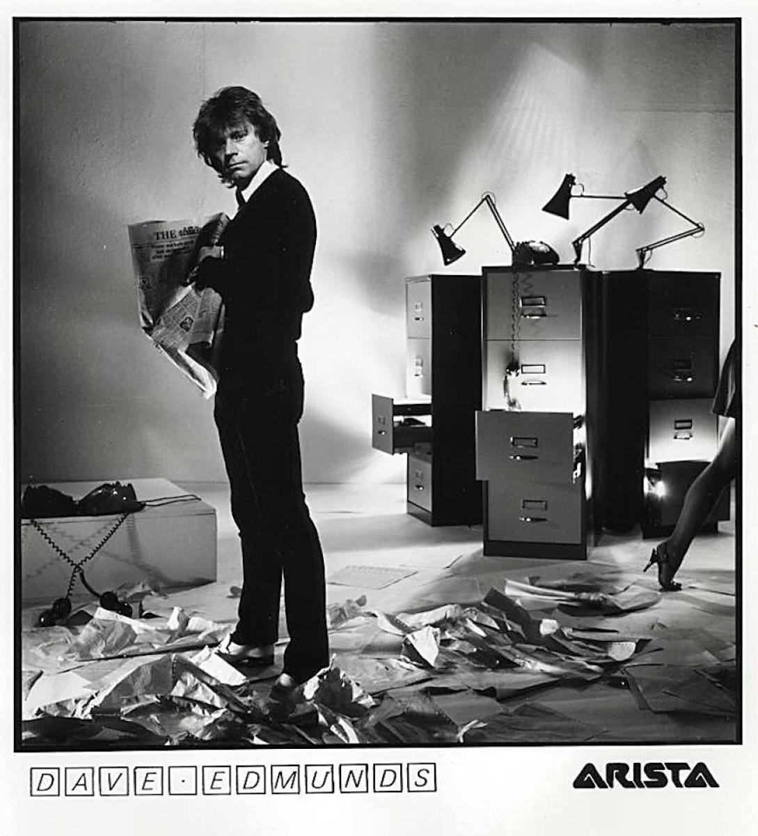 Dave Edmunds Vintage Concert Photo Promo Print at Wolfgang's