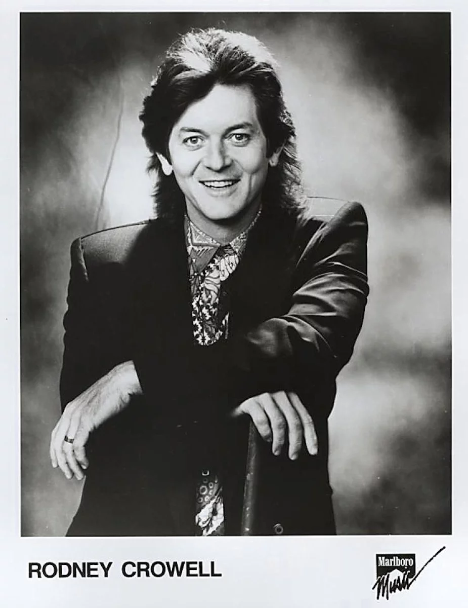 Rodney Crowell Vintage Concert Photo Promo Print at Wolfgang's
