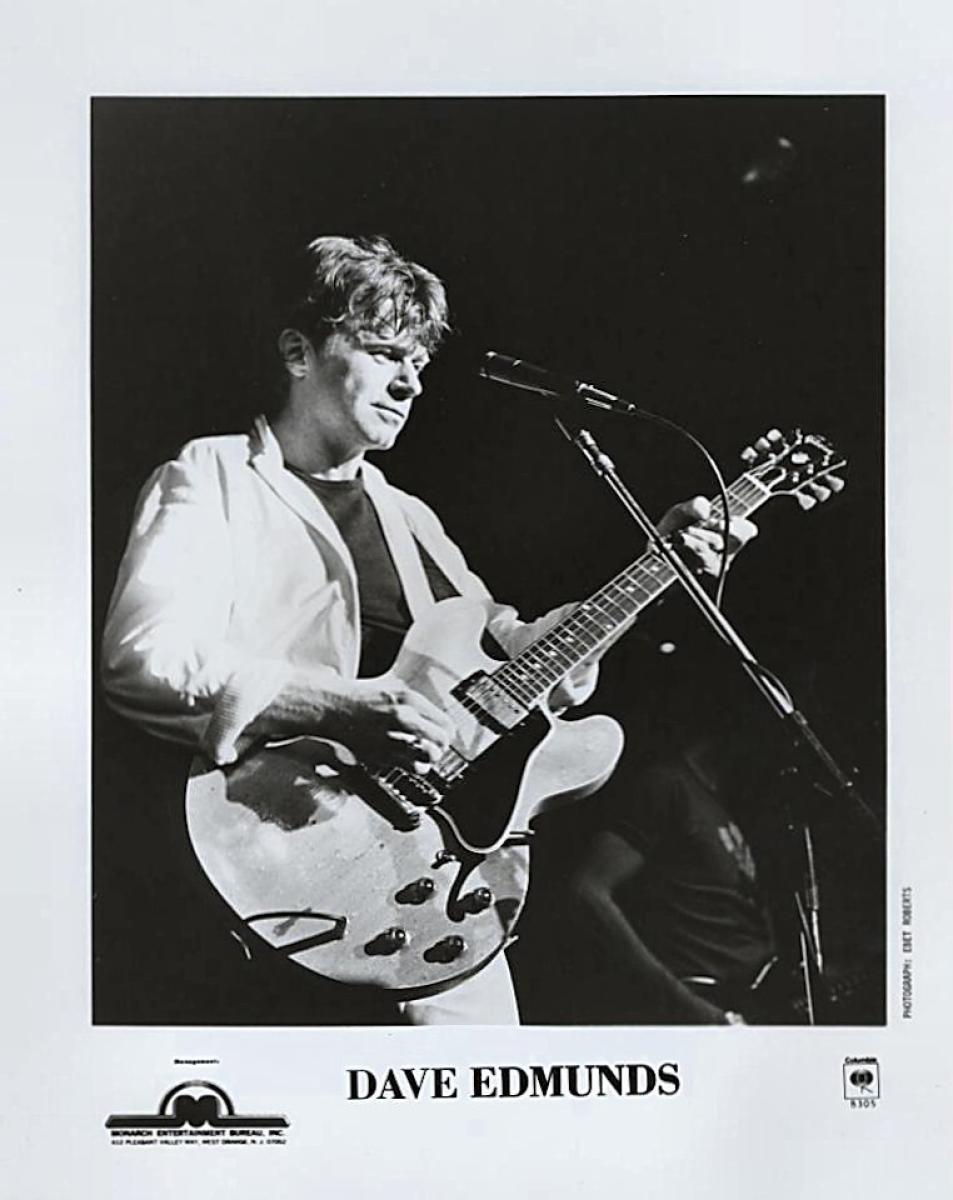 Dave Edmunds Vintage Concert Photo Promo Print at Wolfgang's