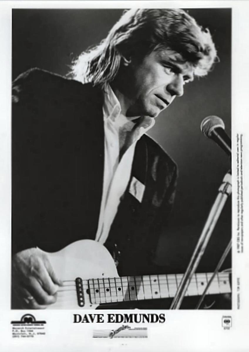 Dave Edmunds Vintage Concert Photo Promo Print, 1987 at Wolfgang's