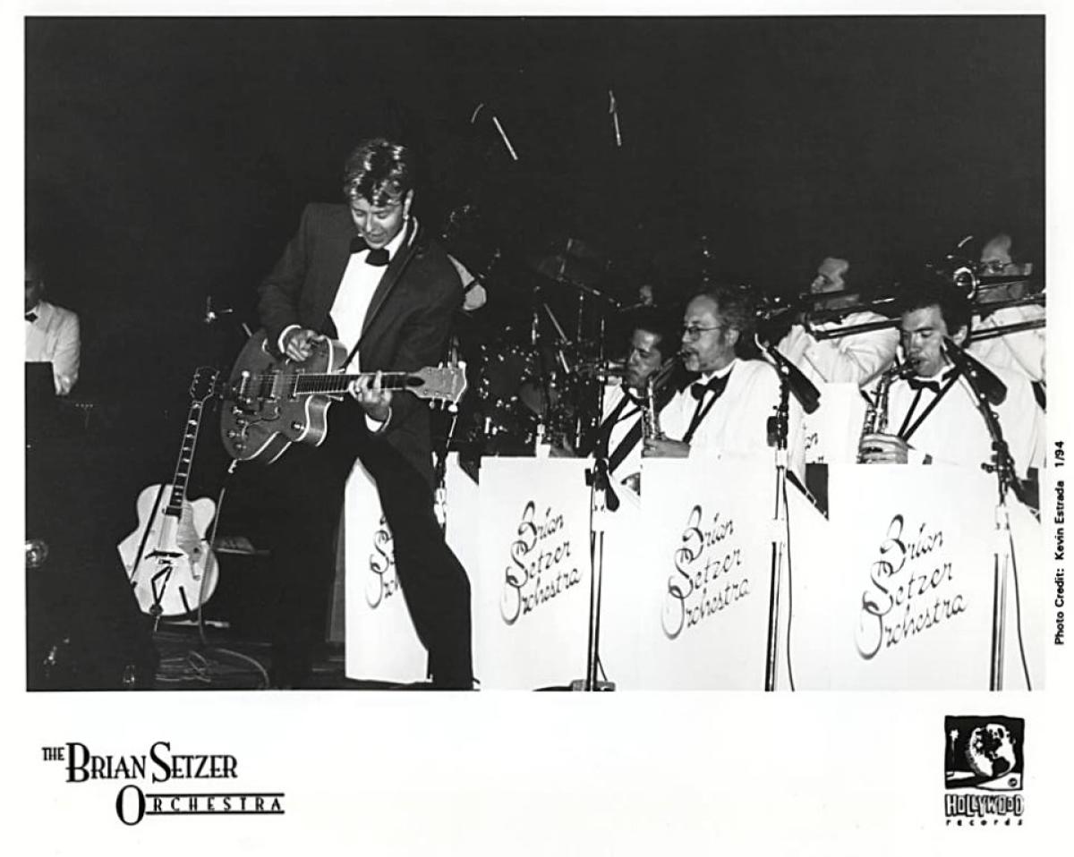 Brian Setzer Orchestra Vintage Concert Photo Promo Print, 1994 at ...