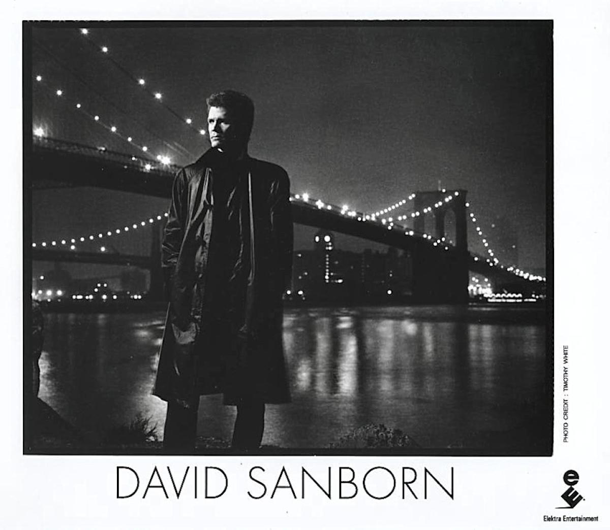 David Sanborn Vintage Concert Photo Promo Print at Wolfgang's