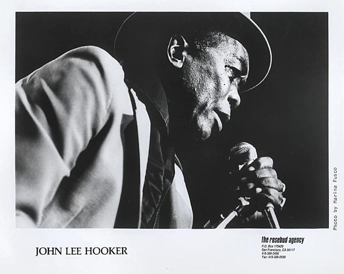 John Lee Hooker Vintage Concert Photo Promo Print at Wolfgang's