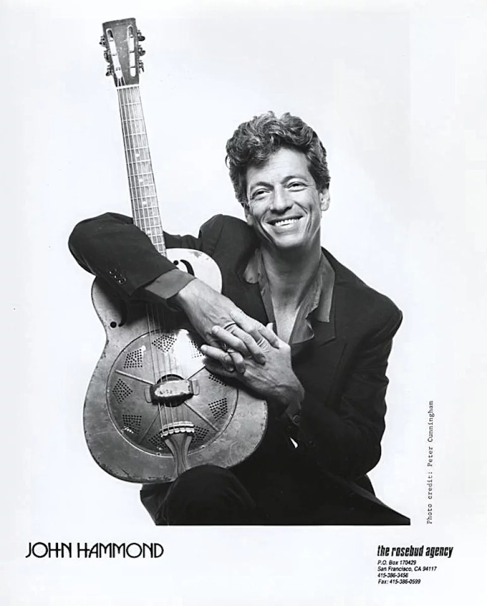 John Hammond Vintage Concert Photo Promo Print at Wolfgang's
