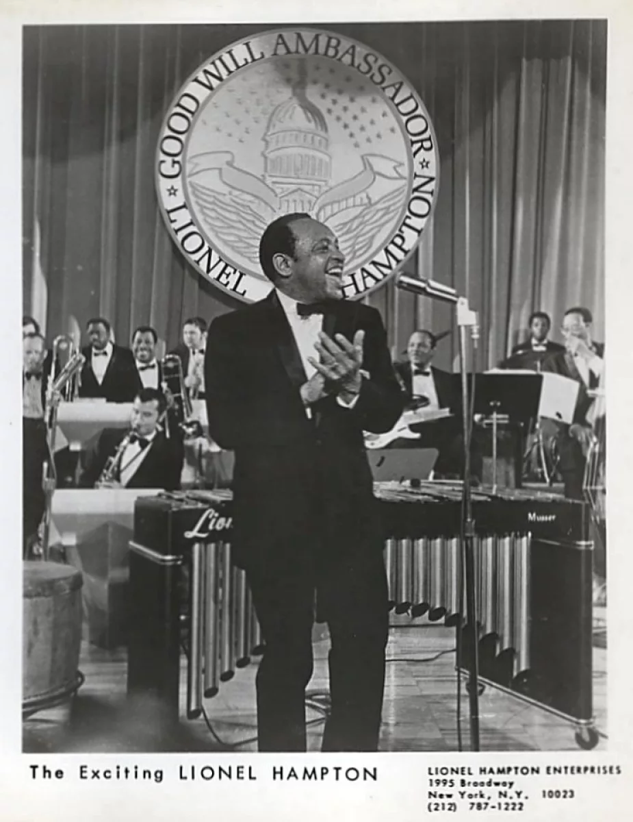Lionel Hampton Vintage Concert Photo Promo Print at Wolfgang's