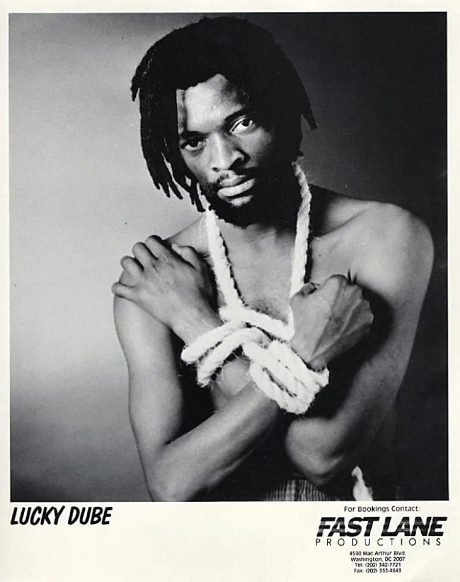 Lucky Dube Vintage Concert Photo Promo Print at Wolfgang's