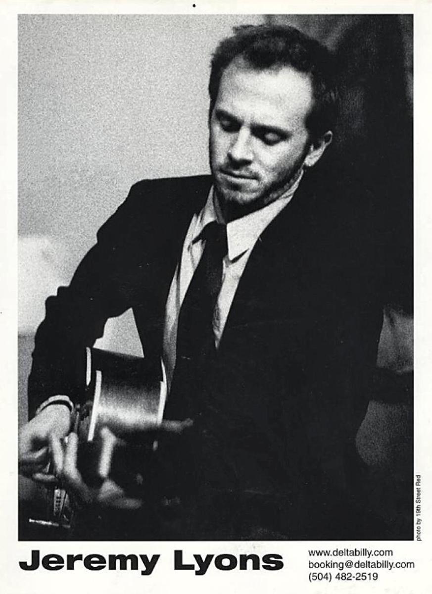 Jeremy Lyons Vintage Concert Photo Promo Print at Wolfgang's