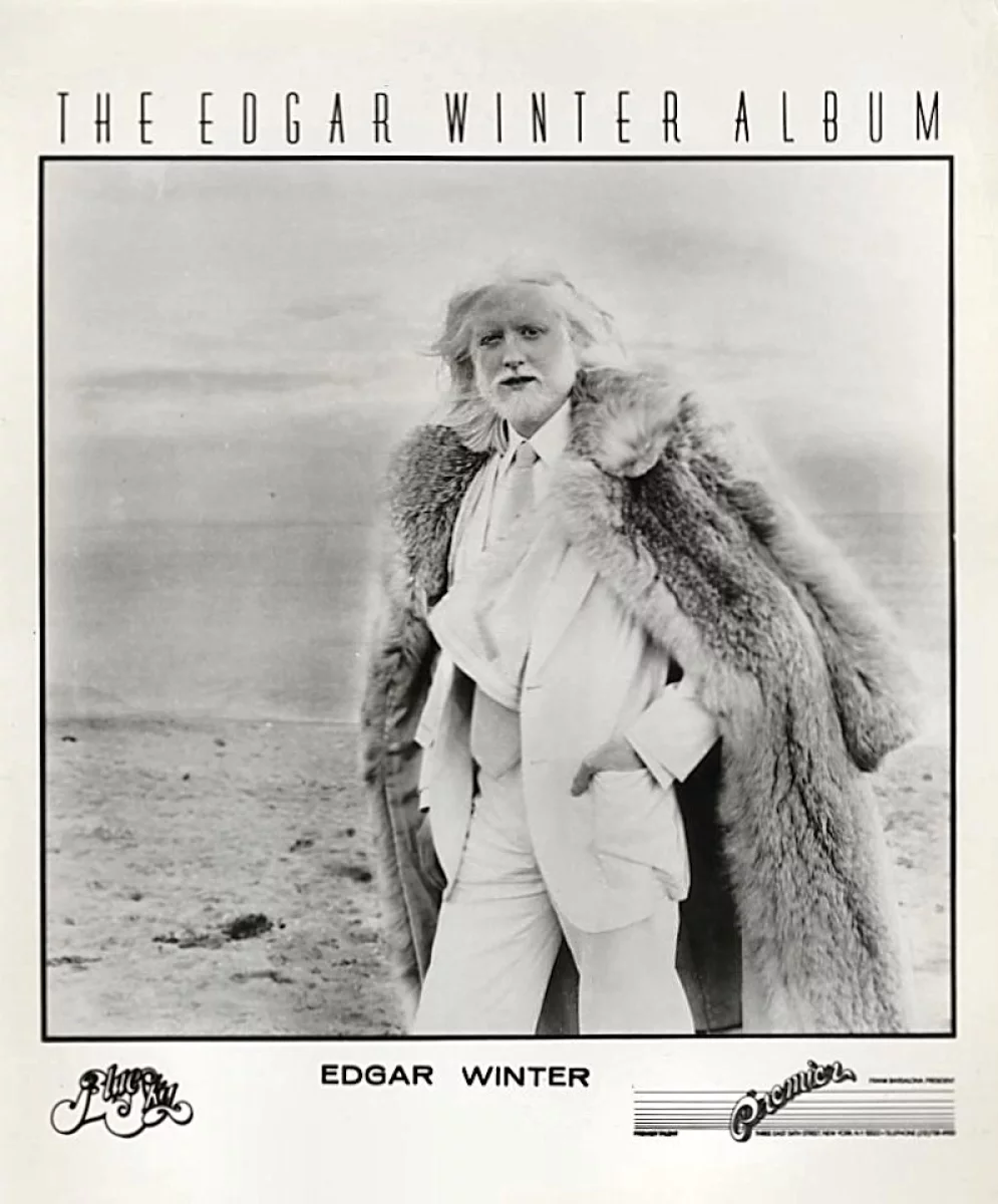 Edgar Winter Vintage Concert Photo Promo Print at Wolfgang's