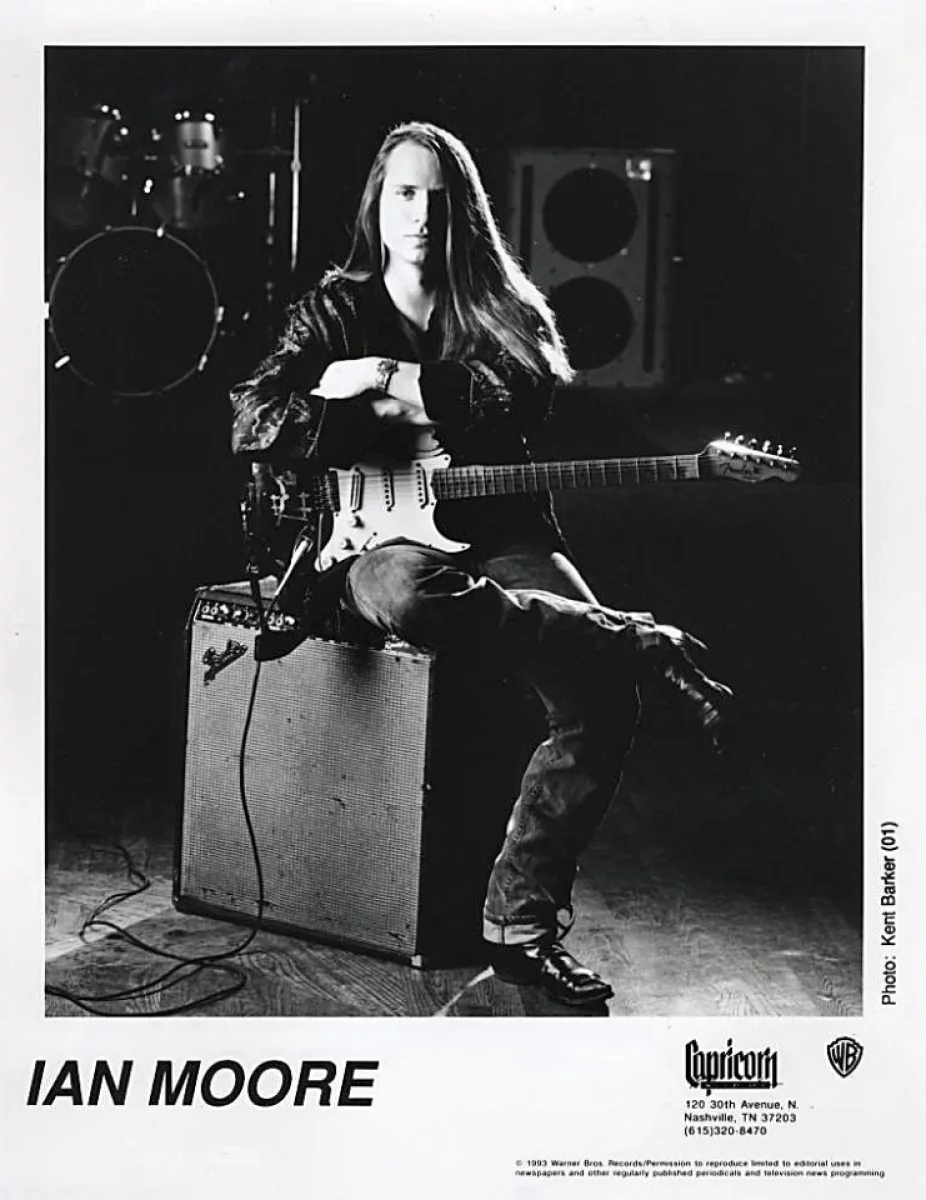 Ian Moore Vintage Concert Photo Promo Print, 1993 at Wolfgang's