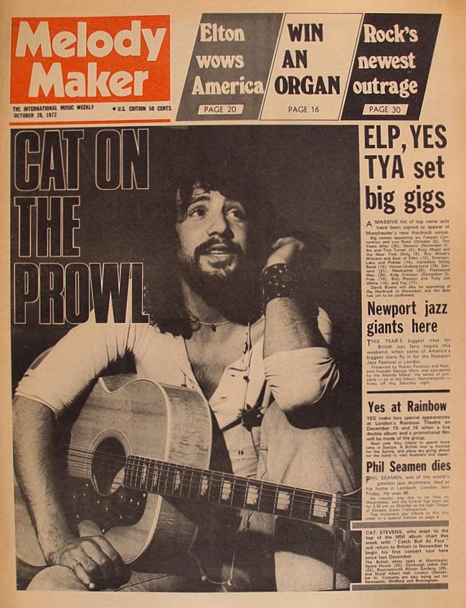 Melody Maker | October 28, 1972 at Wolfgang's