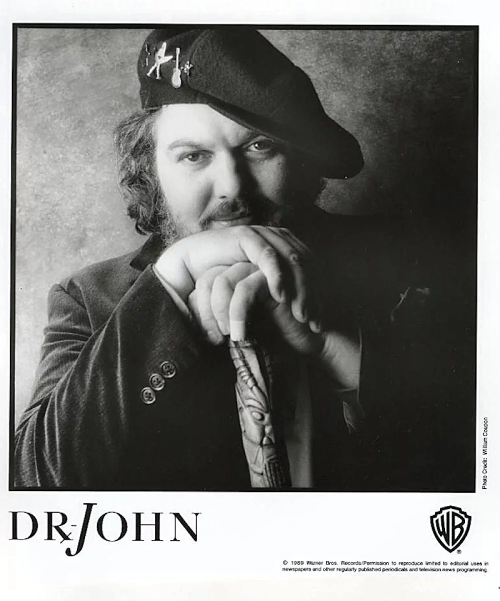 Dr. John Vintage Concert Photo Promo Print, 1989 at Wolfgang's