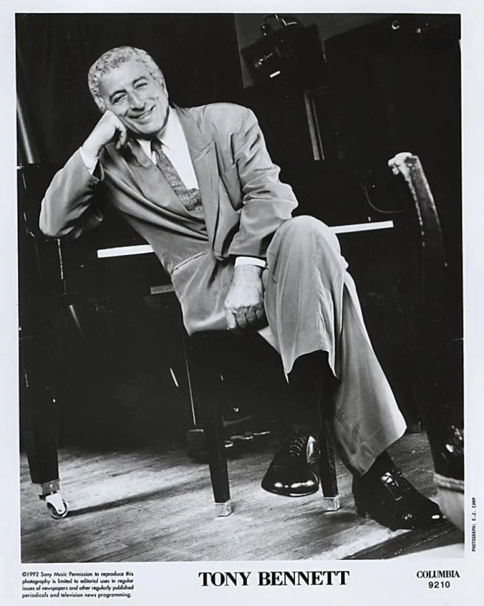 Tony Bennett Vintage Concert Photo Promo Print, 1992 at Wolfgang's