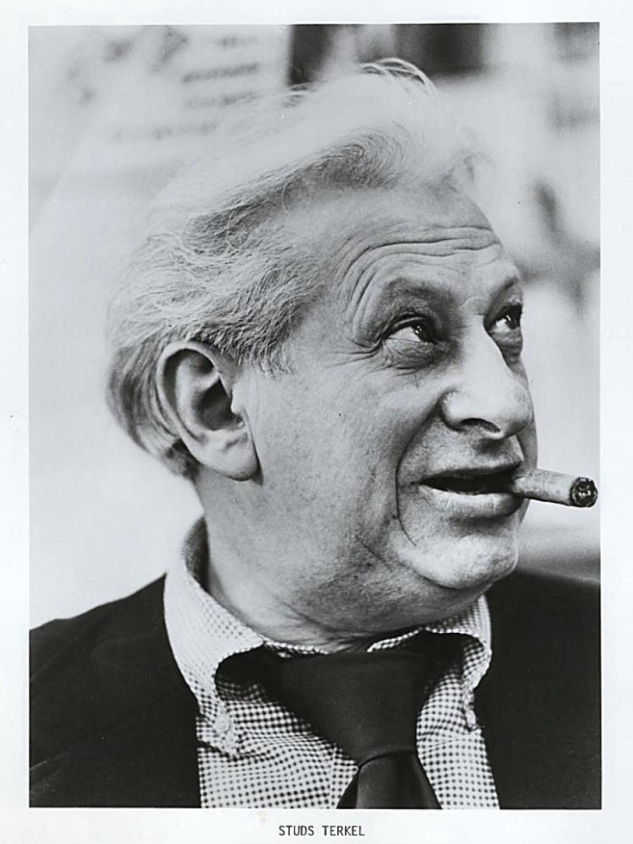 Studs Terkel Vintage Concert Photo Promo Print at Wolfgang's