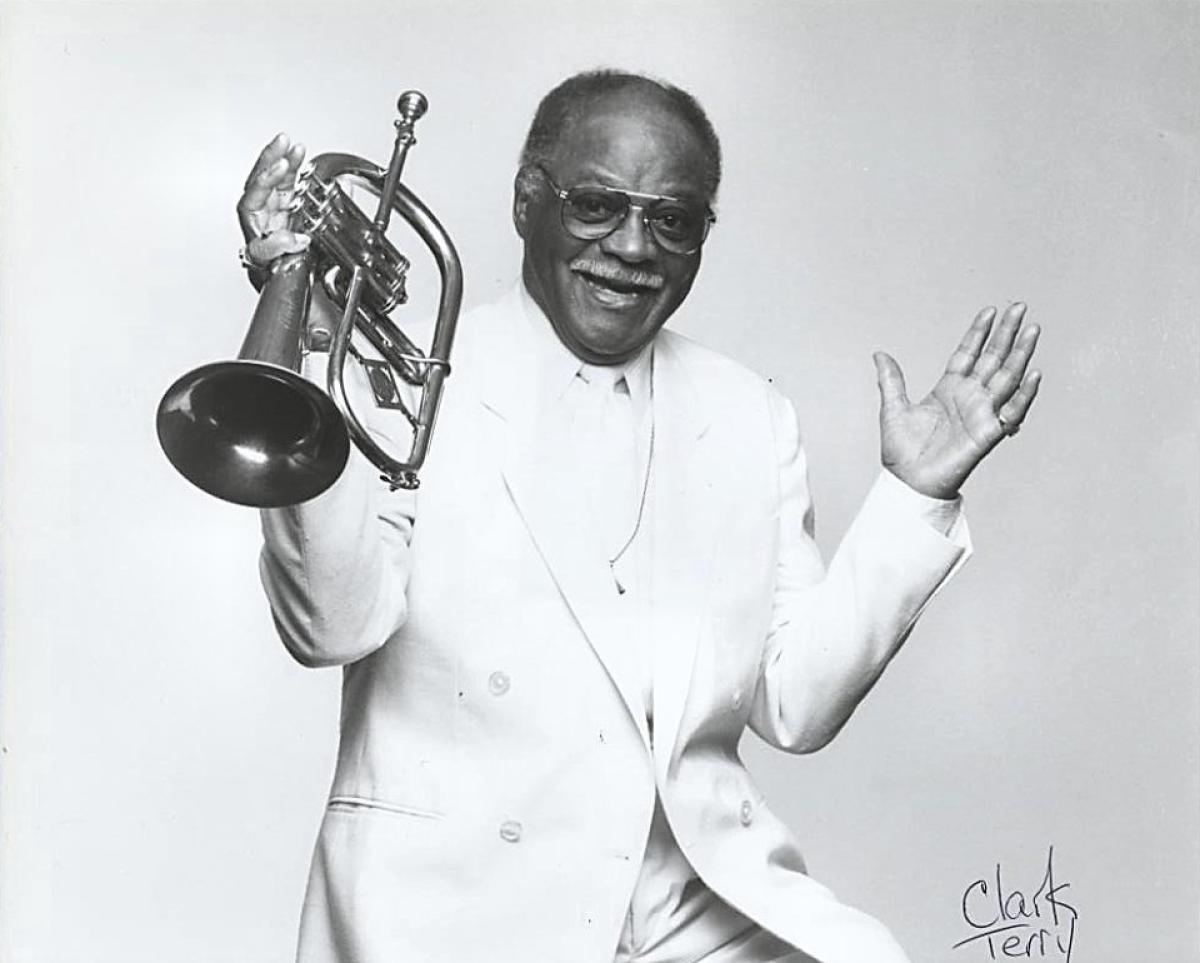 Clark Terry Vintage Concert Photo Promo Print at Wolfgang's