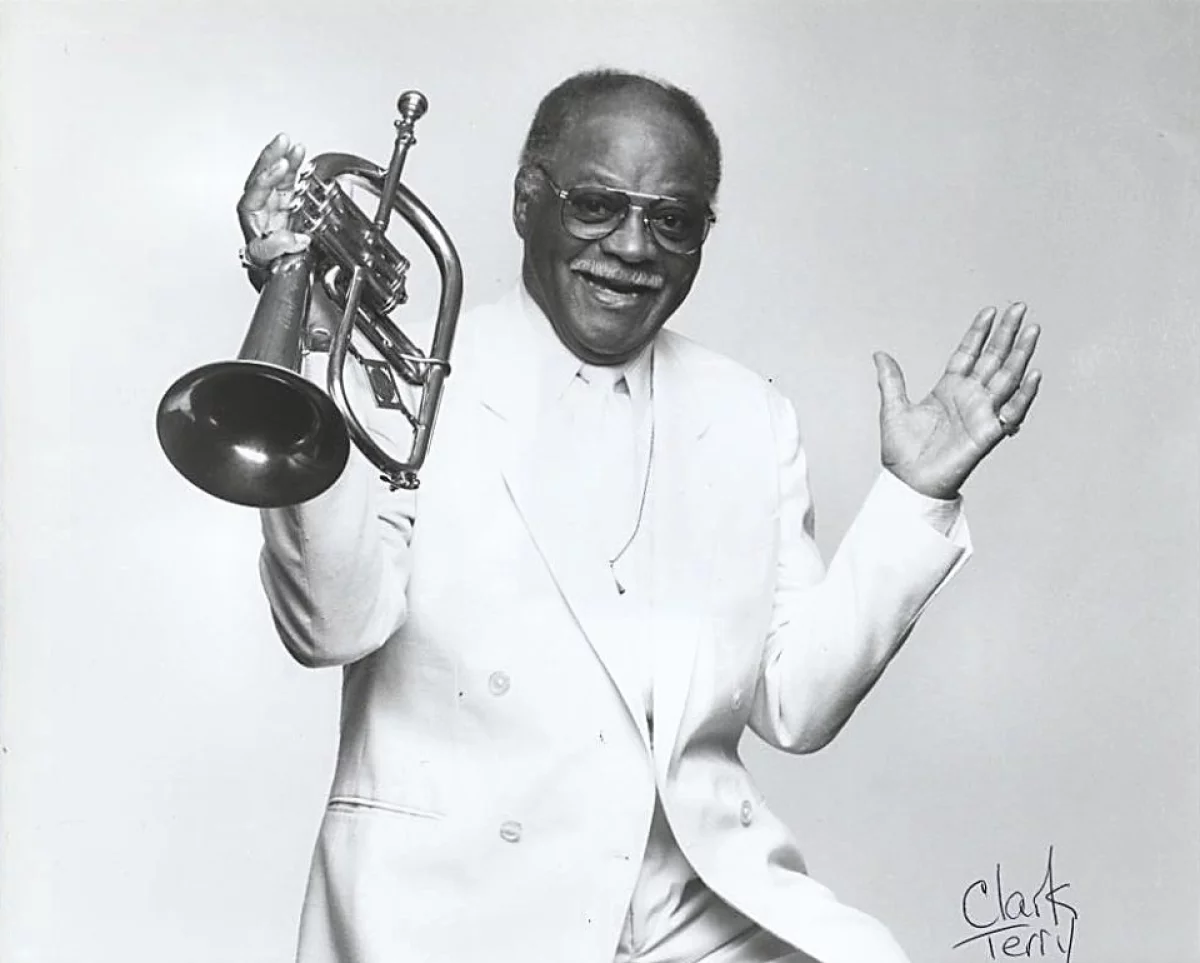 Clark Terry Vintage Concert Photo Promo Print at Wolfgang's