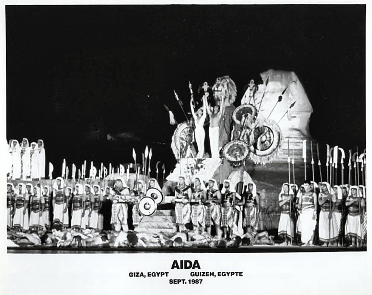 Aida Vintage Concert Photo Promo Print, 1987 at Wolfgang's