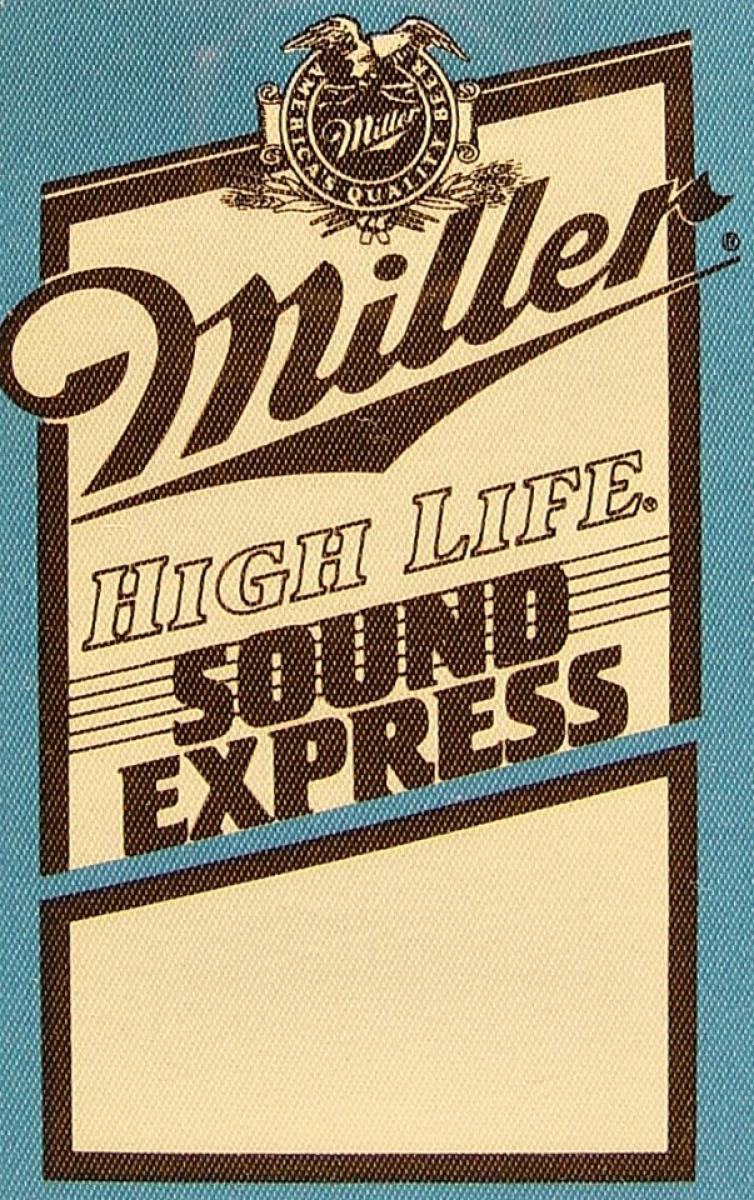 Miller High Life Sound Express Backstage Pass at Wolfgang's