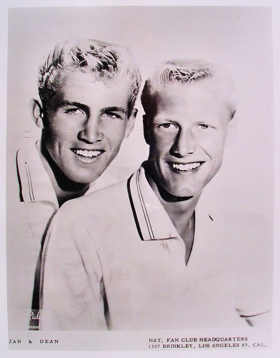 Jan and Dean Vintage Concert Photo Promo Print at Wolfgang's