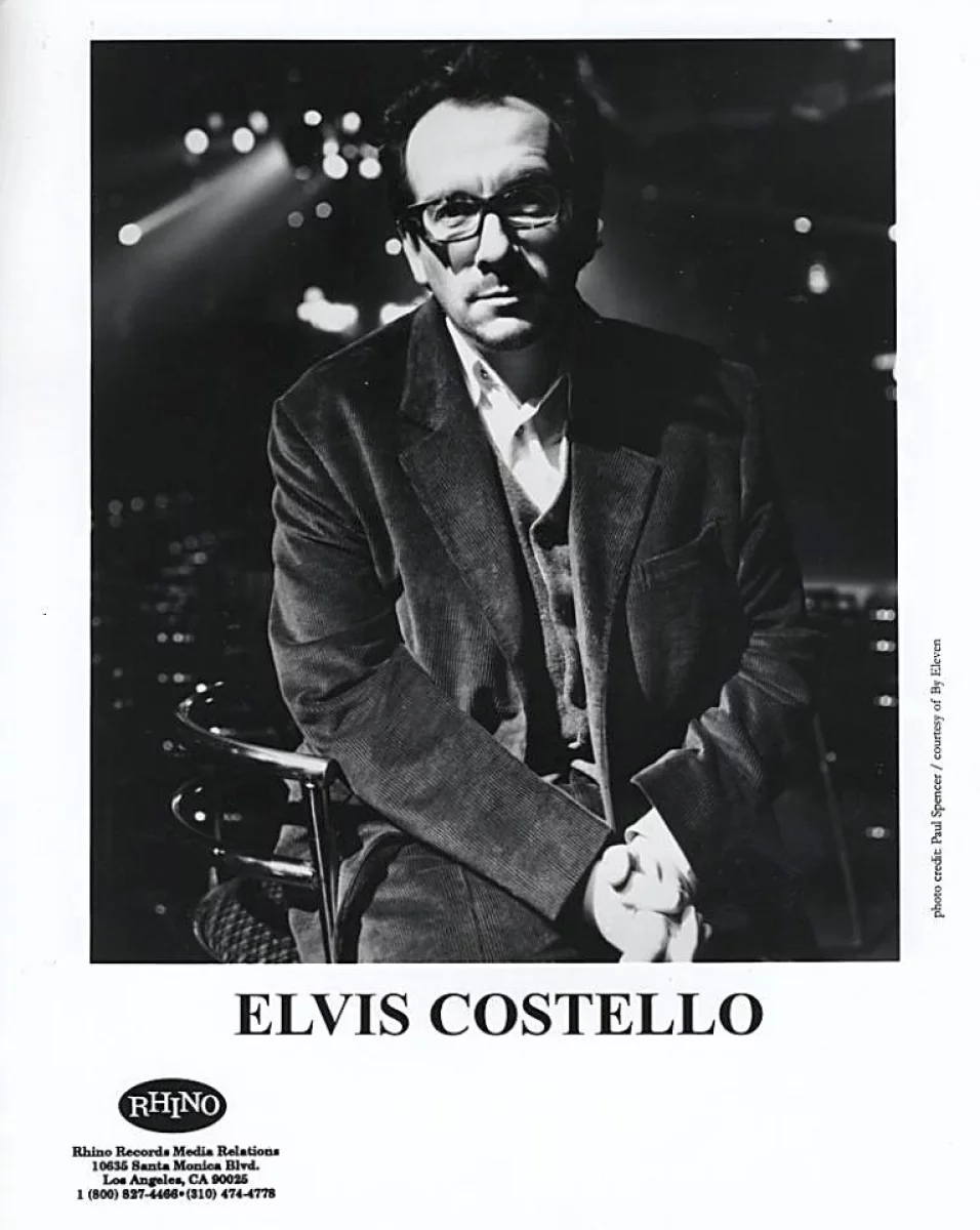 Elvis Costello Vintage Concert Photo Promo Print at Wolfgang's