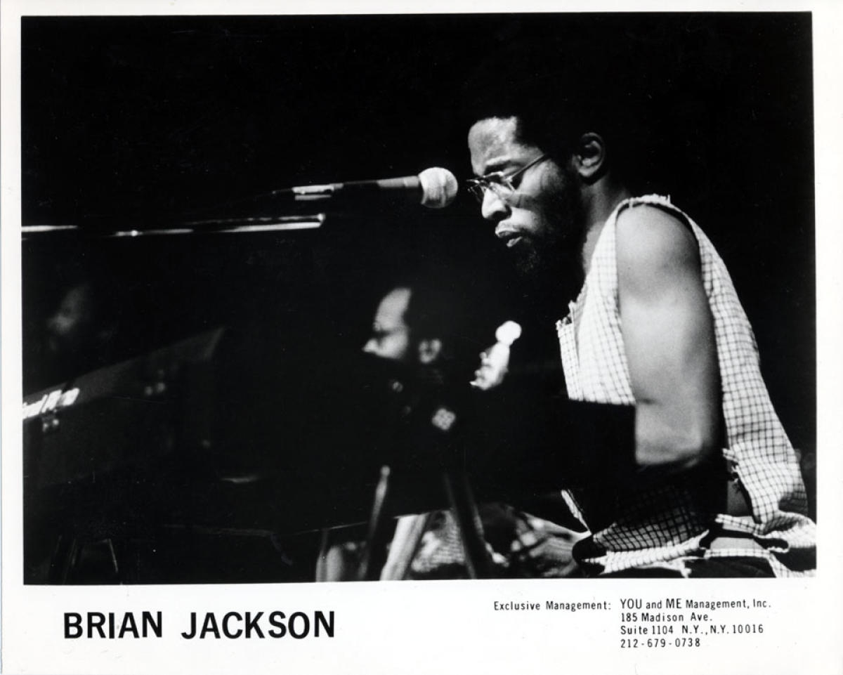 Brian Jackson Vintage Concert Photo Promo Print at Wolfgang's