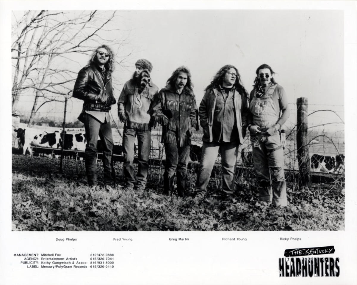 Kentucky Headhunters Vintage Concert Photo Promo Print at Wolfgang's