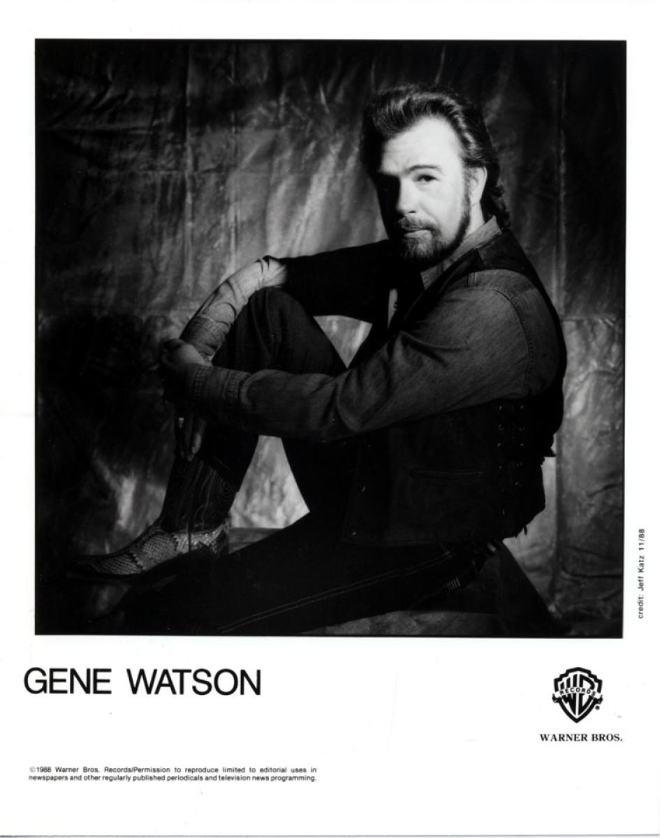 Gene Watson Vintage Concert Photo Promo Print, 1988 at Wolfgang's