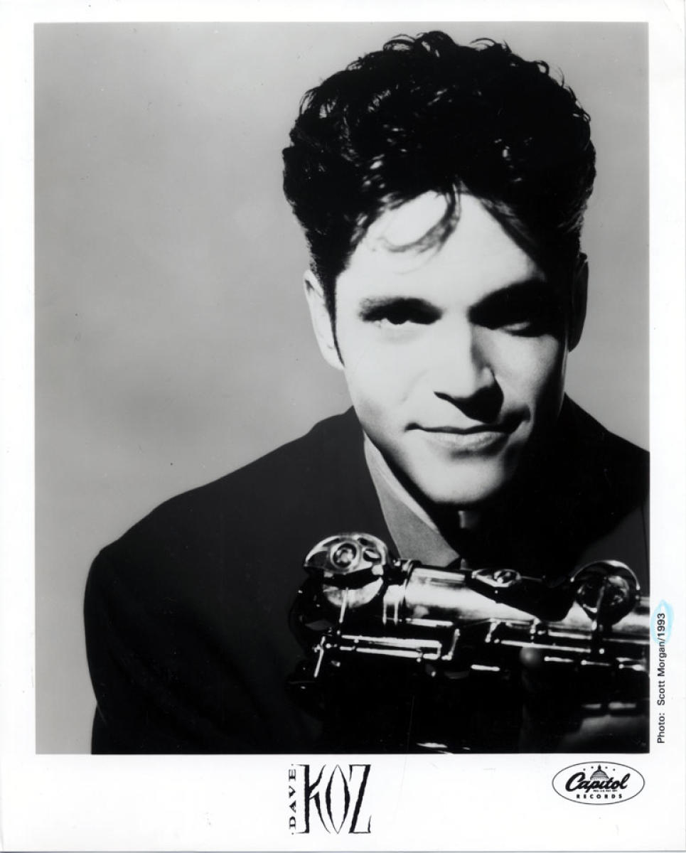 Dave Koz Vintage Concert Photo Promo Print, 1993 at Wolfgang's