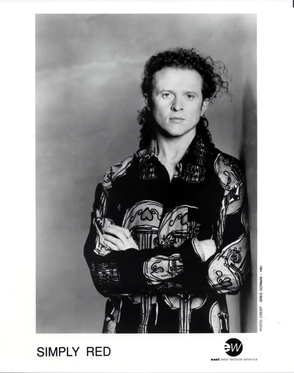 Simply Red Vintage Concert Photo Promo Print, 1991 at Wolfgang's